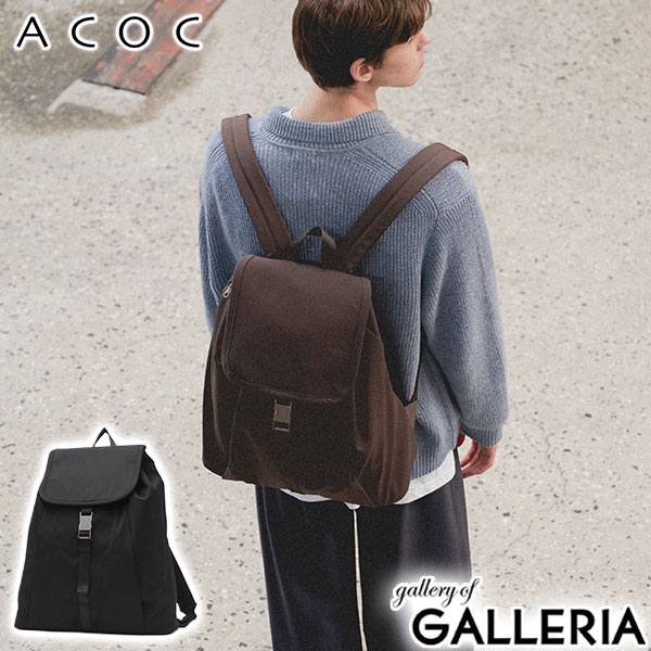 【5％OFFクーポン】【商品レビューで＋5％】アコック リュック レディース メンズ ACOC 大容量 軽量 通学 通勤 大きめ バックパック 韓国 フラップ B4 Schedule L Backpack 424BG633