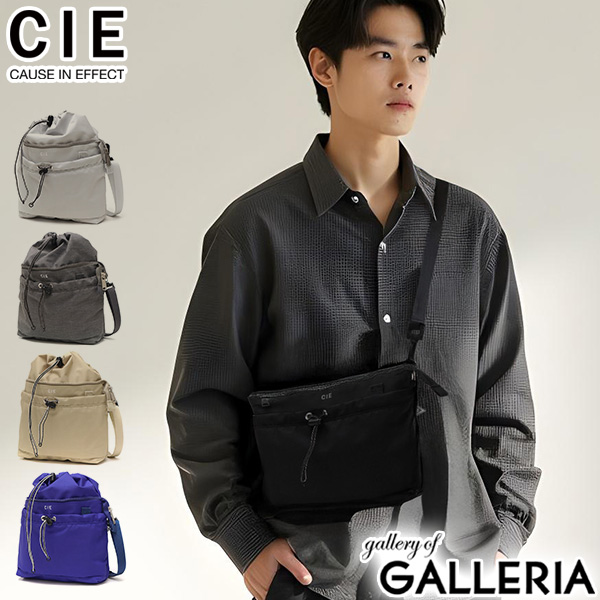 【商品レビューで＋5％】CIE ショルダーバッグ メンズ レディース 斜めがけ 大人 軽量 軽い 小さめ シー バッグ ショルダー かっこいい ブランド 黒 ブラック A5 4L 日本製 コンパクト ミニショルダーバッグ TENDER MINI SHOULDER 042501