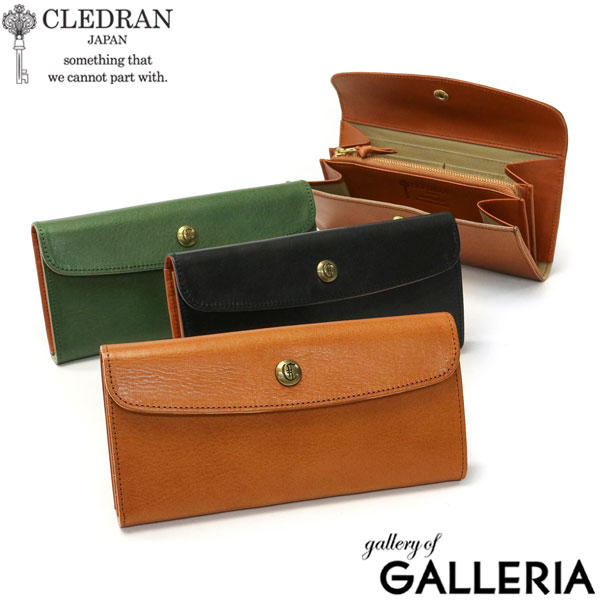 【商品レビューで＋5％】クレドラン 長財布 CLEDRAN COMPE SLIM LONG WALLET 財布 ロングウォレット 革 本革 大容量 日本製 CL-3589
