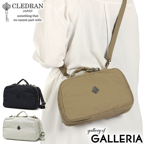 【商品レビューで＋5％】クレドラン ショルダーバッグ レディース 斜めがけバッグ CLEDRAN バッグ ショルダー 斜めがけ ブランド 軽量 小さめ ナイロン トート 2way 撥水 耐久 さらさら ふかふか CITRO 2WAY SHOULDER CL-3743