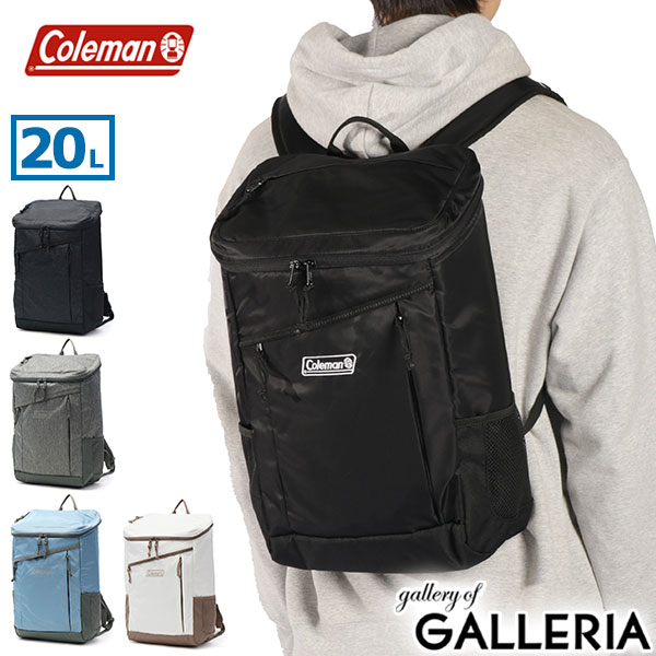 【5％OFFクーポン】【商品レビューで＋5％】【公認販売店】コールマン リュック 20L ウォーカー メンズ レディース 通学 通勤 大容量 Coleman ブランド  軽い A4 パソコン 撥水 WALKER スクエアバックパック20