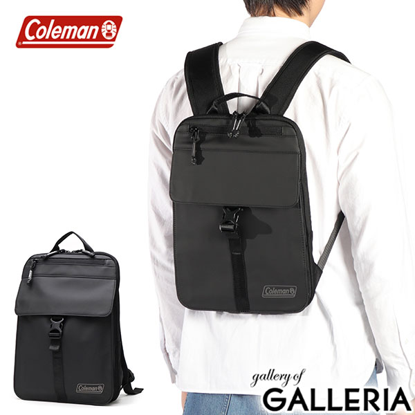 【商品レビューで＋5％】もれなく限定ポーチプレゼント【公認販売店】コールマン リュック メンズ レディース ブランド Coleman おしゃれ カジュアル 軽量 軽い 通勤 大人 ビジネスリュック 超薄型 スリム コンパクト PC 14inch A4 5L アウトビズ ドーム5