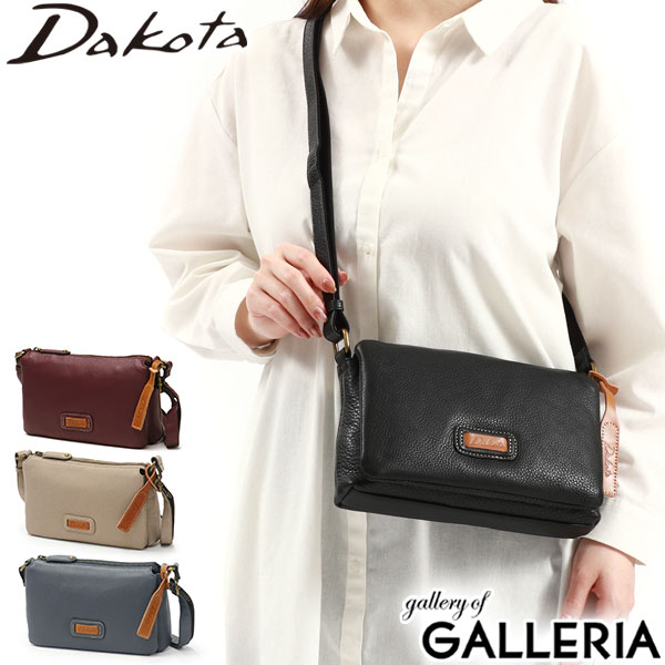 【商品レビューで＋5％】【ダコタ限定小物プレゼント】ダコタ ショルダーバッグ レディース 斜めがけ ブランド Dakota バッグ 大人 軽量 軽い 革 本革 キャパ 1033494