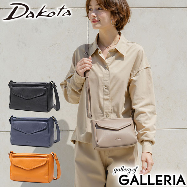 【商品レビューで＋5％】【ダコタ限定小物プレゼント】ダコタ ショルダーバッグ レディース Dakota バッグ 斜めがけ 小さめ 軽量 大人 ミニショルダーバッグ かわいい ブランド 横型 マチ 小さめ おしゃれ 軽い 本革 斜めがけバッグ レザー ムーブ 1034832 新作2025