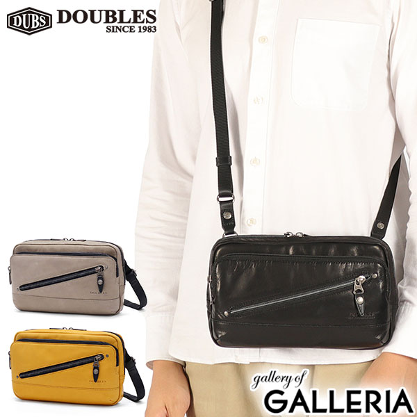【商品レビューで＋5％】ダブルス ショルダーバッグ メンズ DOUBLES ショルダー バッグ 斜めがけ 小さめ 小さい コンパクト ミニ 革 本革 牛革 レザー ブランド KJA KJA-7660