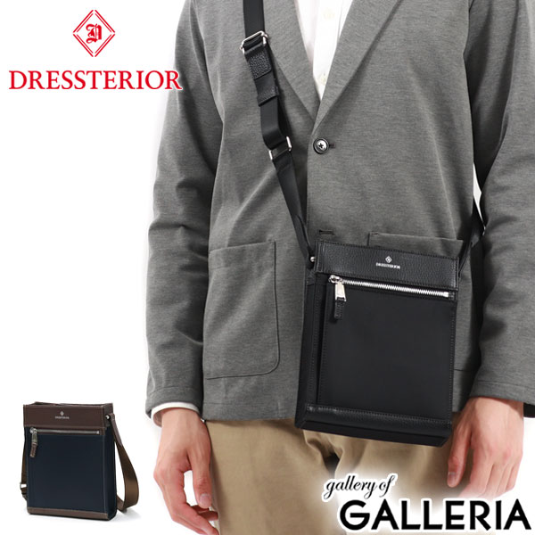 【5％OFFクーポン】【商品レビューで＋5％】ドレステリア ショルダーバッグ メンズ レディース ブランド DRESSTERIOR 斜めがけ 軽量 小さめ 縦型 USE 862101
