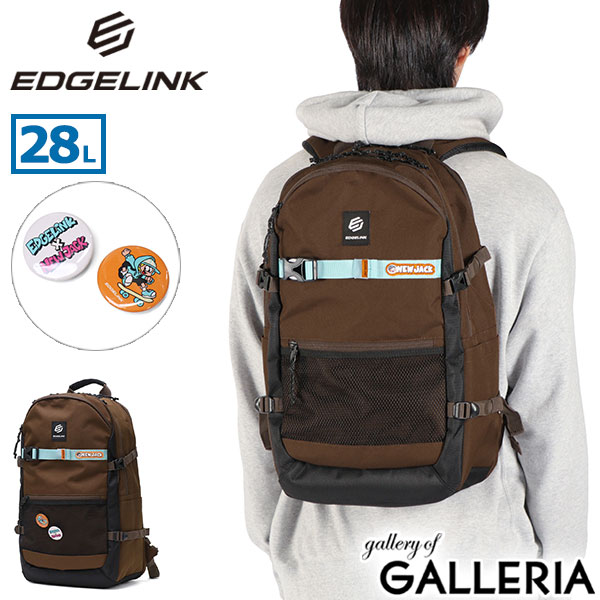【商品レビューで＋5％】【セール30%OFF】エッジリンク リュック メンズ レディース バックパック 大容量 EDGELINK 2層 バッグ B4 28L PC収納 中学生 高校生 学生 TEMPCATION NJ Large Backpack 60332