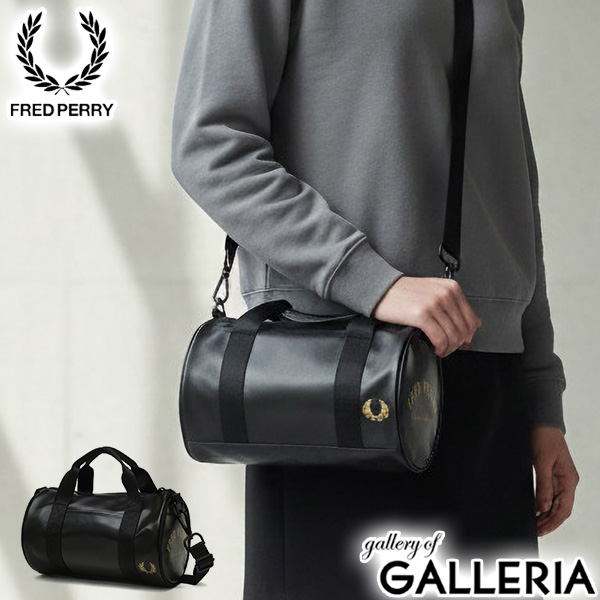 【商品レビューで＋5％】フレッドペリー ショルダーバッグ メンズ レディース 小さめ おしゃれ FRED PERRY バッグ Tonal Classic Mini Barrel Bag L1400