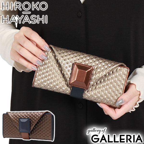【商品レビューで＋5％】ヒロコ ハヤシ 財布 レディース ブランド HIROKO HAYASHI サイフ 長財布 かわいい 本革 革 大容量 ギャルソンタイプ かぶせ 小銭入れ カード 軽量 軽い おしゃれ 上品 女性 日本製 CARATI カラーティ 長財布ミニ 564