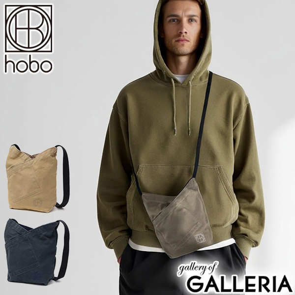 【商品レビューで＋5％】ホーボー ショルダーバッグ メンズ レディース 斜めがけバッグ 小さめ hobo バッグ 斜めがけ ブランド 大人 軽量 軽い コットン 綿 丈夫 小さい ミニショルダー 日本製 2L AZUMA SHOULDER BAG S LIGHT CANVAS HB-BG4517