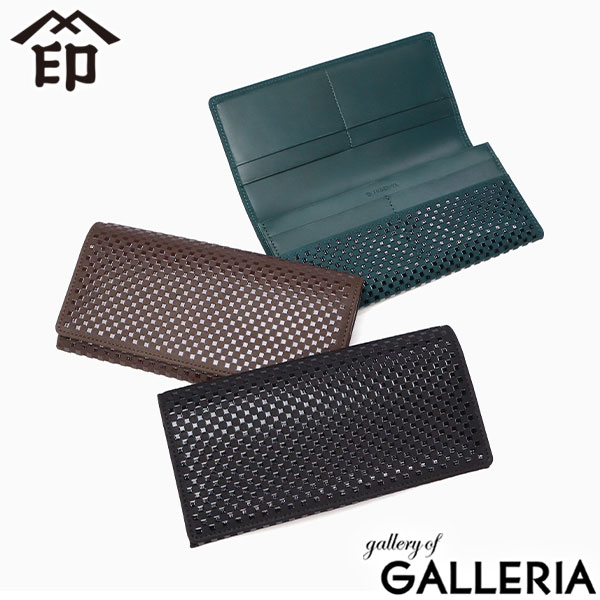 【商品レビューで＋5％】印傳屋 長財布 レディース メンズ ブランド 大容量 革財布 INDEN-YA 財布 革 本革 鹿革 ロングウォレット 小銭入れ カード 日本製 大人 上品 おしゃれ 和風 和柄 漆 印伝 上原勇七 甲州印伝 INISHIE 束入M 9904