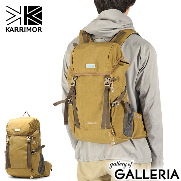 【商品レビューで＋5％】カリマー リュック メンズ レディース KARRIMOR 軽量 カジュアル アウトドア バックパック ザック 雨蓋 25L A4 B4 tatra 25 501211