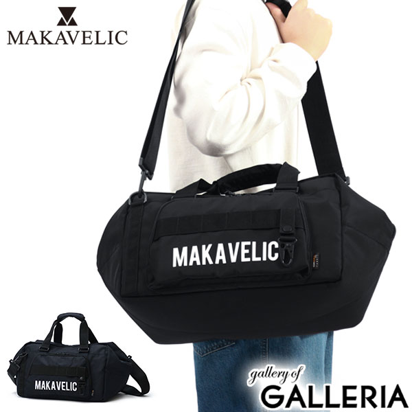 【商品レビューで＋5％】【正規品1年保証】マキャベリック ボストンバッグ 大容量 旅行 MAKAVELIC 2WAY ショルダー 軽量 黒 3124-10402