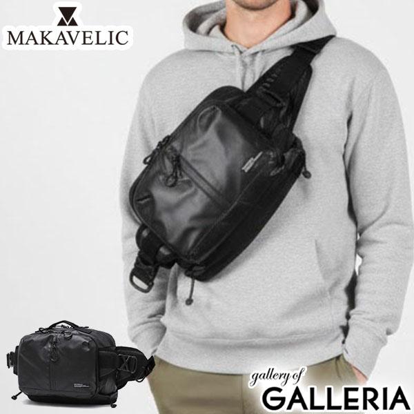 【商品レビューで＋5％】【正規品1年保証】 マキャベリック ウエストバッグ メンズ レディース 大容量 MAKAVELIC B5 RICO UNIT 2WAY WAIST BAG 3125-10303