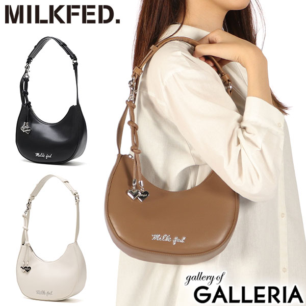 【商品レビューで＋5％】ミルクフェド ハンドバッグ レディース 小さめ MILKFED. バッグ 軽量 軽い ファスナー おしゃれ かわいい ラウンド型 肩掛け コンパクト  103252053002