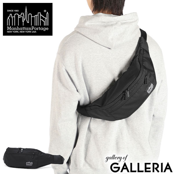 【商品レビューで＋5％】【日本正規品】マンハッタンポーテージブラックレーベル ウエストバッグ  Manhattan Portage BLACK LABEL MP1110-305PBL