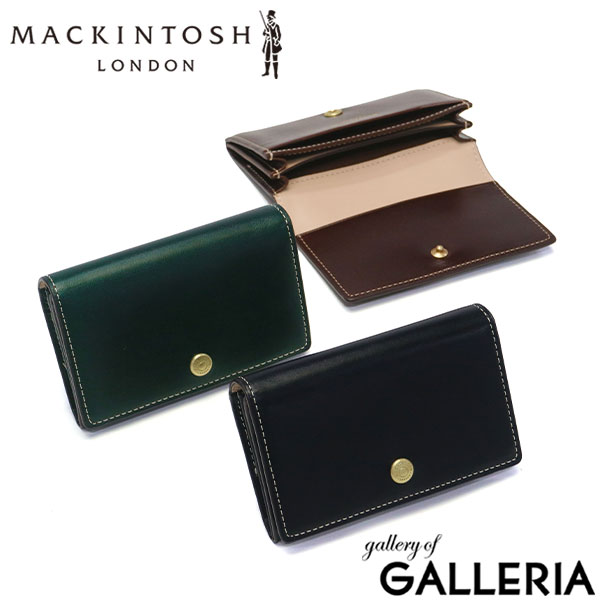 【商品レビューで＋5％】マッキントッシュ ロンドン 名刺入れ メンズ レディース 革 ブランド MACKINTOSH LONDON 本革 軽量 WMKL6060023