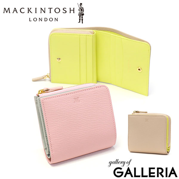 【商品レビューで＋5％】マッキントッシュ ロンドン 財布 レディース 二つ折り コンパクト MACKINTOSH LONDON ブランド おしゃれ 小銭入れあり 本革 軽量 EM MKL5060124