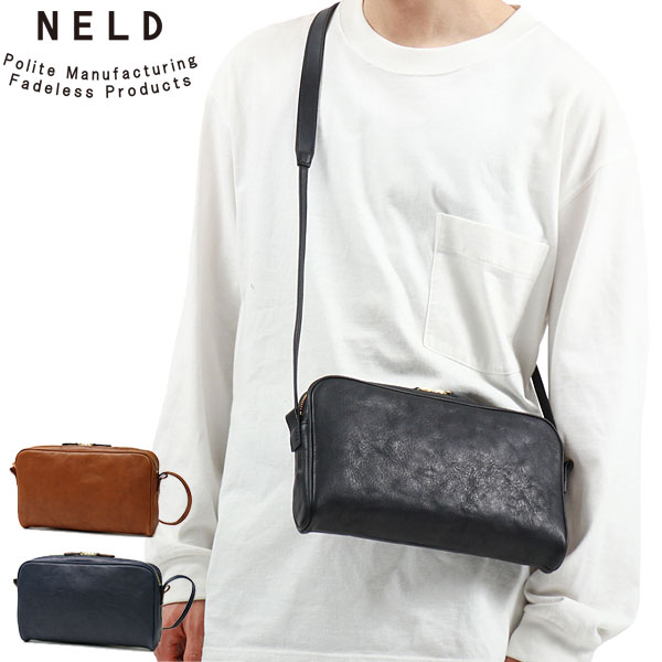 【商品レビューで＋5％】ネルド ショルダーバッグ NELD MIMOSA ミモサ ショルダー/クラッチ 本革 A5 ミニ 2WAY 日本製 メンズ HN820