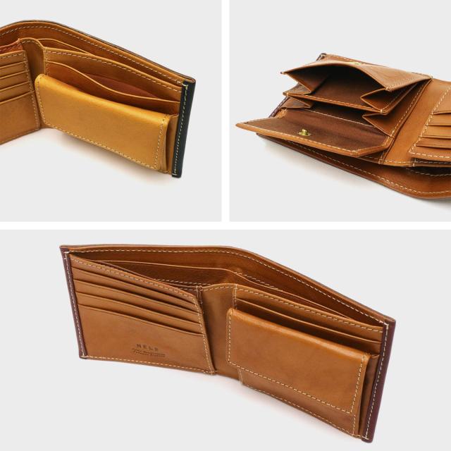 商品レビューで＋5％】ネルド 二つ折り財布 NELD CHROMEXCEL クロム