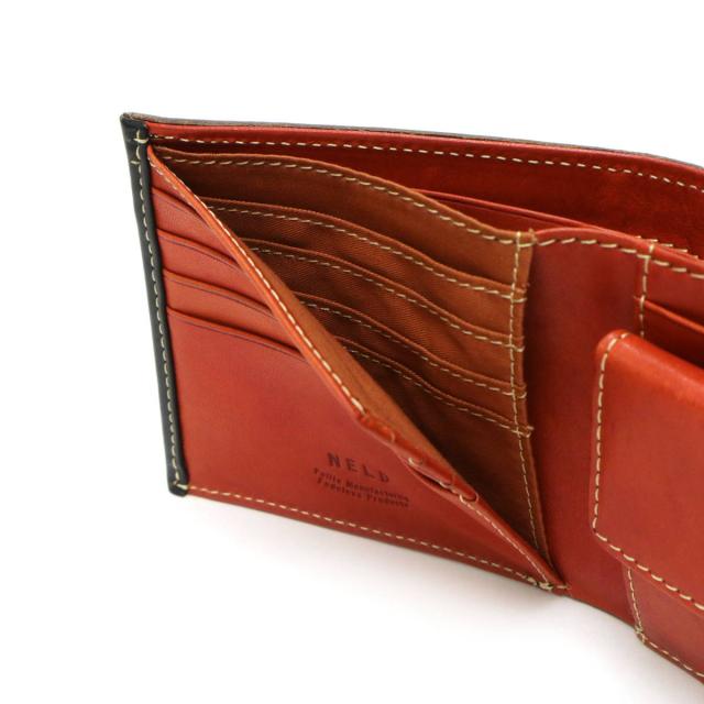 【商品レビューで＋5％】ネルド 二つ折り財布 NELD CHROMEXCEL クロムエクセル 財布 小銭入れ HOR WEEN ホーウィン 牛革 本革 AN233 商品レビューで＋5％】ネルド 二つ折り財布 NELD CHROMEXCEL クロム