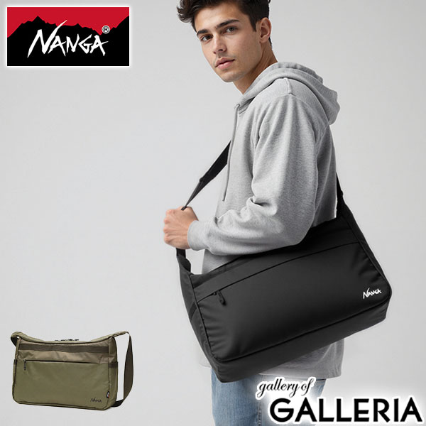 【5％OFFクーポン】【商品レビューで＋5％】ナンガ ショルダーバッグ 大容量 メンズ レディース NANGA 斜めがけ 軽量 軽い 大きめ かっこいい ブランド 通学 13L B4 ECOPAK UR SHOLDER BAG N2502-3N303Z