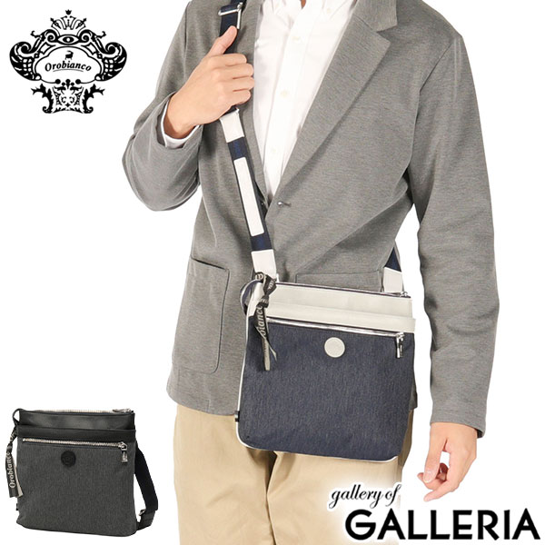 【商品レビューで＋5％】【日本正規品】 オロビアンコ ショルダーバッグ Orobianco バッグ 斜めがけバッグ 大人 ブランド デニム 軽量 軽い 縦型 A5 3L JEANS2 93111