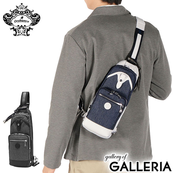 【5％OFFクーポン】【商品レビューで＋5％】【日本正規品】 オロビアンコ ボディバッグ ワンショルダー Orobianco バッグ ブランド 小さめ 斜めがけ 軽い 縦型 デニム 3L JEANS２ 93117