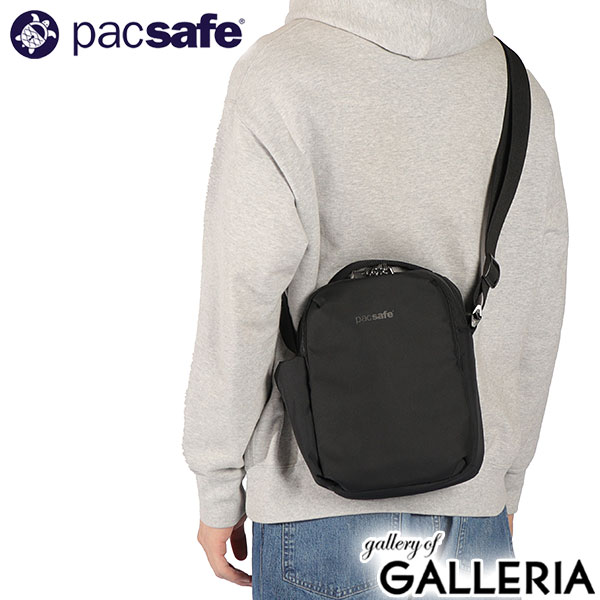 【5％OFFクーポン】【商品レビューで＋5％】パックセーフ ショルダーバッグ メンズ レディース 斜めがけバッグ pacsafe RFIDセーフ 小さめ 縦型 ブランド スキミング防止 防犯 旅行 アウトドア 撥水 7L B5
