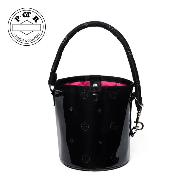 【商品レビューで＋5％】POTR グロス バケットバッグ 993-15206 GLOSS BUCKET BAG ハンドバッグ トートバッグ 手持ち 肩掛け 小さめ ジャカード織り PVC ブランド