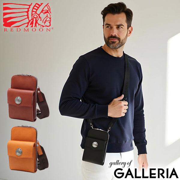 【商品レビューで＋5％】【正規取扱店】レッドムーン ショルダーバッグ メンズ レディース 斜めがけバッグ ブランド REDMOON スマホショルダー 斜めがけ 小さめ 革 本革 オイルレザー 大人 軽量 軽い アメカジ かっこいい おしゃれ RM-SPPS-A30