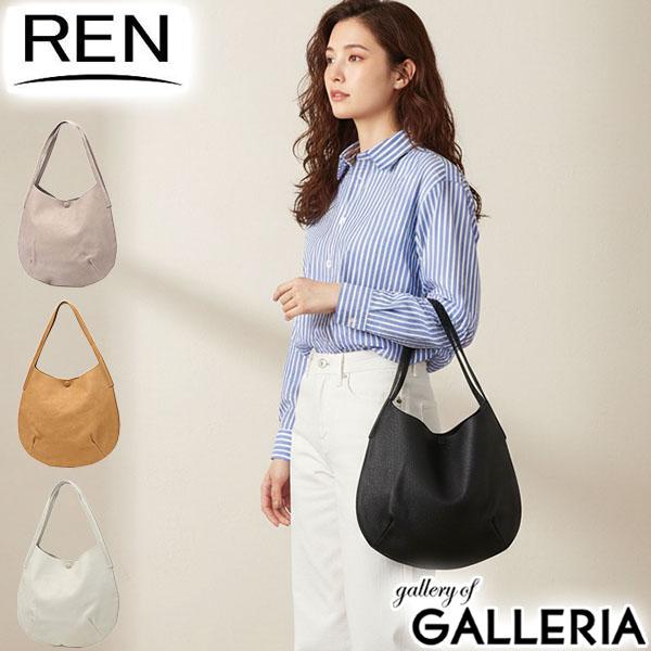 【5％OFFクーポン】【商品レビューで＋5％】REN トートバッグ レディース 小さめ レン バッグ 軽量 軽い 革 本革 豚革 ブランド カジュアル きれいめ hallie サークルトート 1-30-20241