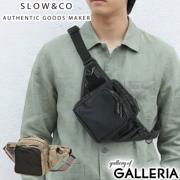 【商品レビューで＋5％】SLOW ボディバッグ 小さめ スロウ バッグ ブランド 斜めがけ 軽量 ミニ 弱撥水 おしゃれ シンプル Nylon Mini Shoulder Bag 858S65R