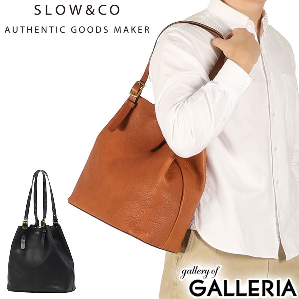 【商品レビューで＋5％】SLOW トートバッグ メンズ レディース 大きめ A4 スロウ 本革 革 栃木レザー 通勤 通学 ビジネス 軽量 Bono Buckle Tote L 300S176L