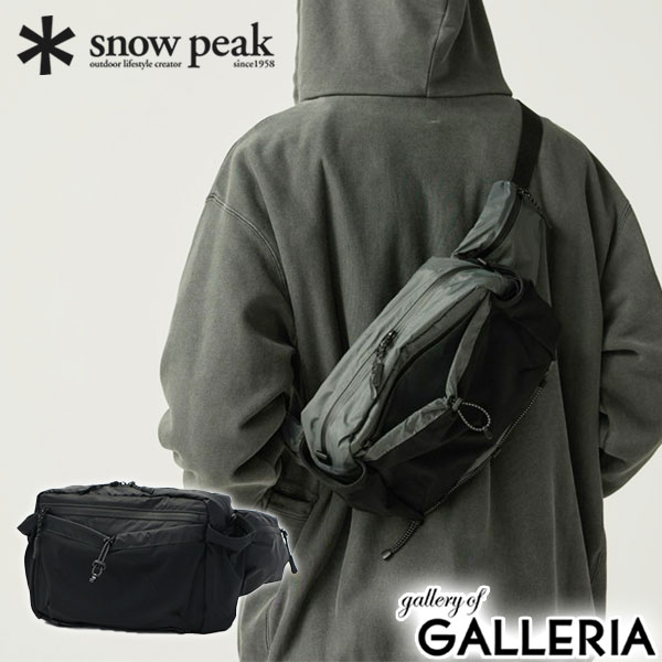 【商品レビューで＋5％】スノーピーク ウエストバッグ メンズ レディース  peak ボディバッグ 斜めがけ 軽量 ウエストポーチ A5 ALK Waist Bag AC-25AU011