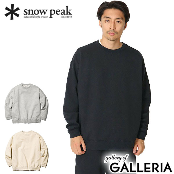 【商品レビューで＋5％】スノーピーク カットソー メンズ レディース ブランド  peak 長袖 リサイクル コットン Recycled Cotton Pullover SW-25SU403