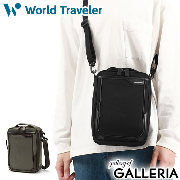 【商品レビューで＋5％】ワールドトラベラー ショルダーバッグ World Traveler ブランド 軽い 斜めがけ 縦型 小さめ 2WAY クロトS 17472