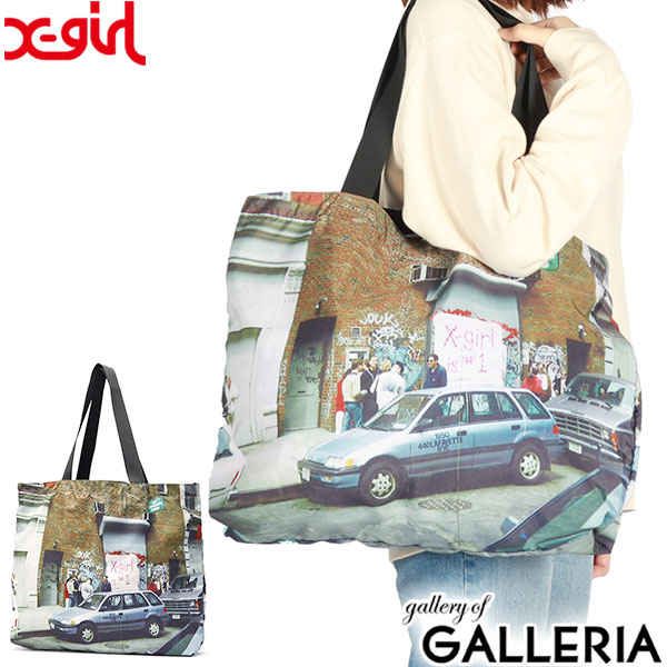 【商品レビューで＋5％】エックスガール トートバッグ レディース 大きめ B4 A3 ブランド 大容量 X-girl 軽量 BIG TOTE BAG 105242053007