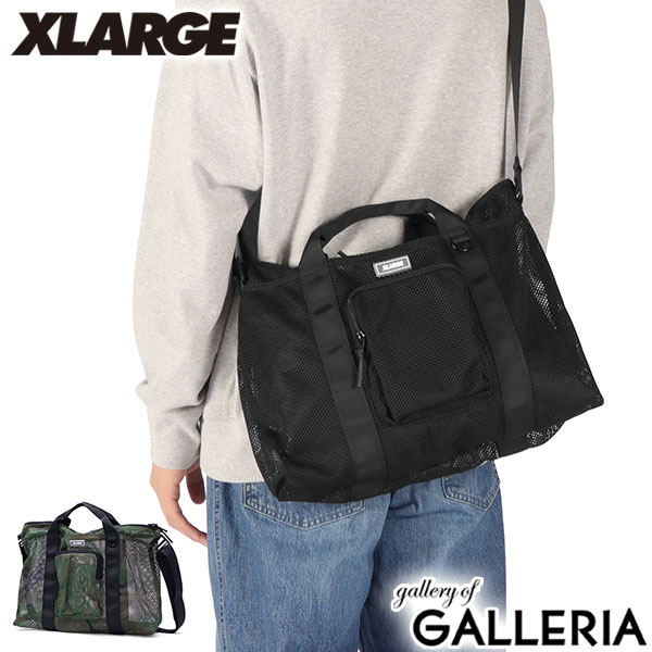 【商品レビューで＋5％】エクストララージ ショルダーバッグ メンズ レディース XLARGE 斜めがけ A4 大人 軽い 2WAY MESH SHOULDER BAG 101252053002