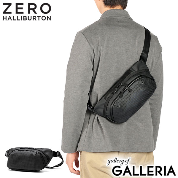 【商品レビューで＋5％】【正規品5年保証】ゼロハリバートン ボディバッグ メンズ おしゃれ ペットボトル ZERO HALLIBURTON ブランド バッグ 大人 4L 撥水 防水 2層  81551