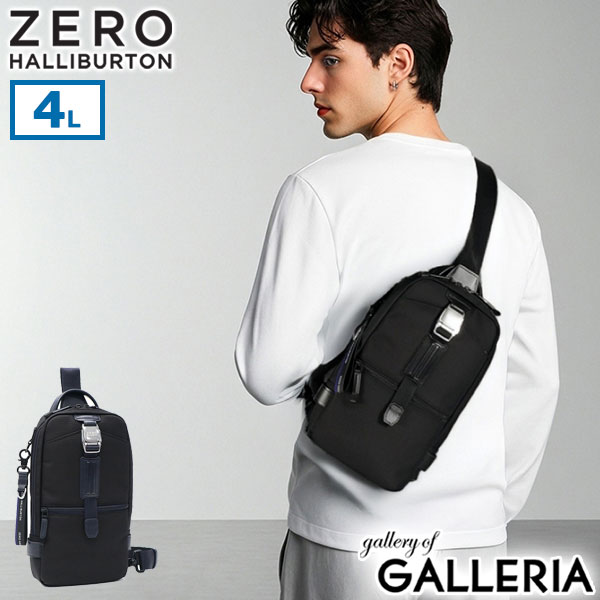 【商品レビューで＋5％】【正規品5年保証】 ゼロハリバートン ボディバッグ メンズ ZERO HALLIBURTON 小さめ 軽量 4L B5 ZLM Medium Sling Bag 81514