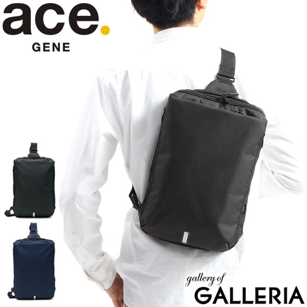 【5％OFFクーポン】【商品レビューで＋5％】【5年保証】エースジーン ボディバッグ ace.GENE HANSREE-SD ハンスリーSD A4 撥水 メンズ 62884