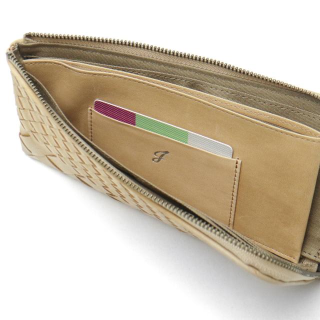 商品レビューで＋5％】アルカン 長財布 Arukan F kasane L字ファスナー