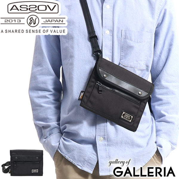 【商品レビューで＋5％】【正規品1年保証】AS2OV アッソブ ショルダーバッグ 2WAY EXCLUSIVE BALLISTIC NYLON WALLET SHOULDER 061324