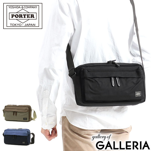 ポーター ブリッジ ショルダーバッグ(L) 193-04061 吉田カバン PORTER SHOULDER BAG(L) BRIDGE 斜めがけ 小さめ キャンバス 革 日本製 メンズ レディース
