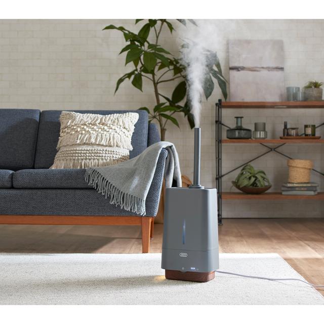 【商品レビューで＋5％】【商品レビューで特典プレゼント】【正規品6ヶ月保証】Toffy トフィー 抗菌ハイブリッドUVアロマ加湿器 4.0L LADONNA ハイブリッド式 HF09