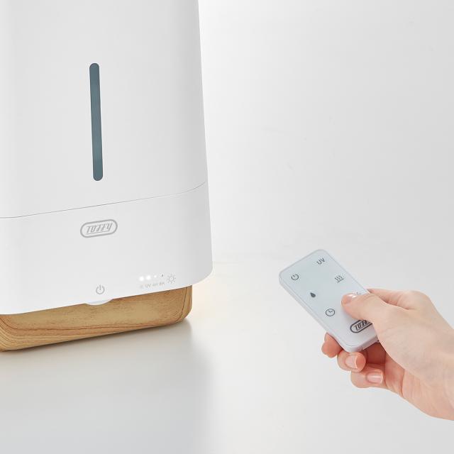 【商品レビューで＋5％】【商品レビューで特典プレゼント】【正規品6ヶ月保証】Toffy トフィー 抗菌ハイブリッドUVアロマ加湿器 4.0L LADONNA ハイブリッド式 HF09