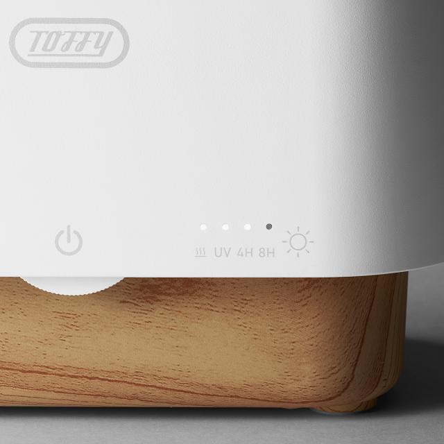 【商品レビューで＋5％】【商品レビューで特典プレゼント】【正規品6ヶ月保証】Toffy トフィー 抗菌ハイブリッドUVアロマ加湿器 4.0L LADONNA ハイブリッド式 HF09