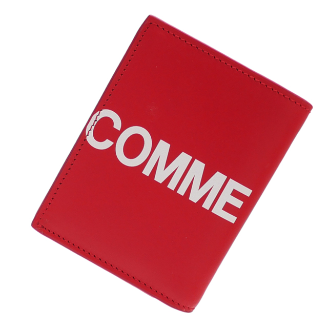【価格見直しました】新品 コムデギャルソン COMME des GARCONS Huge Logo Card Case カードケース RED レッド メンズ レディース グッズ