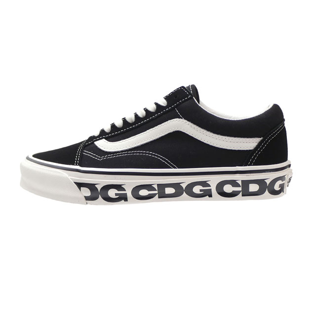 新品 コムデギャルソン CDG COMME des GARCONS x バンズ VANS OLD SKOOL LX オールドスクール BLACK ブラック 黒 フットウェア